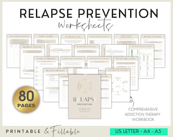 Relapse Prevention Plan / Recovery Plan - Etsy