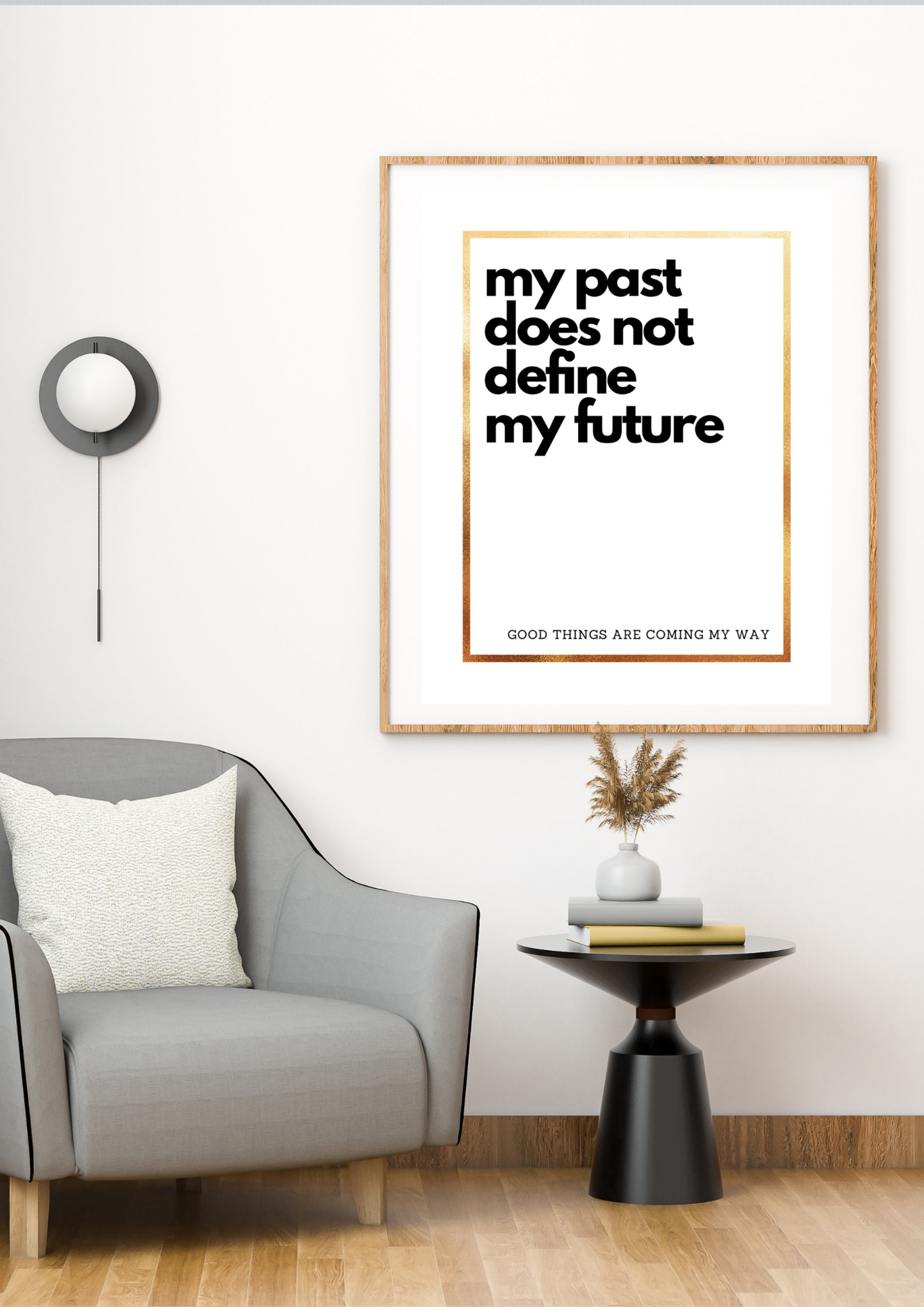 Motivational Poster My Past Does Not Define My Future - Etsy