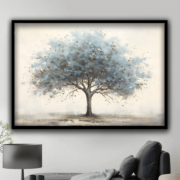 Blue Tree - Etsy