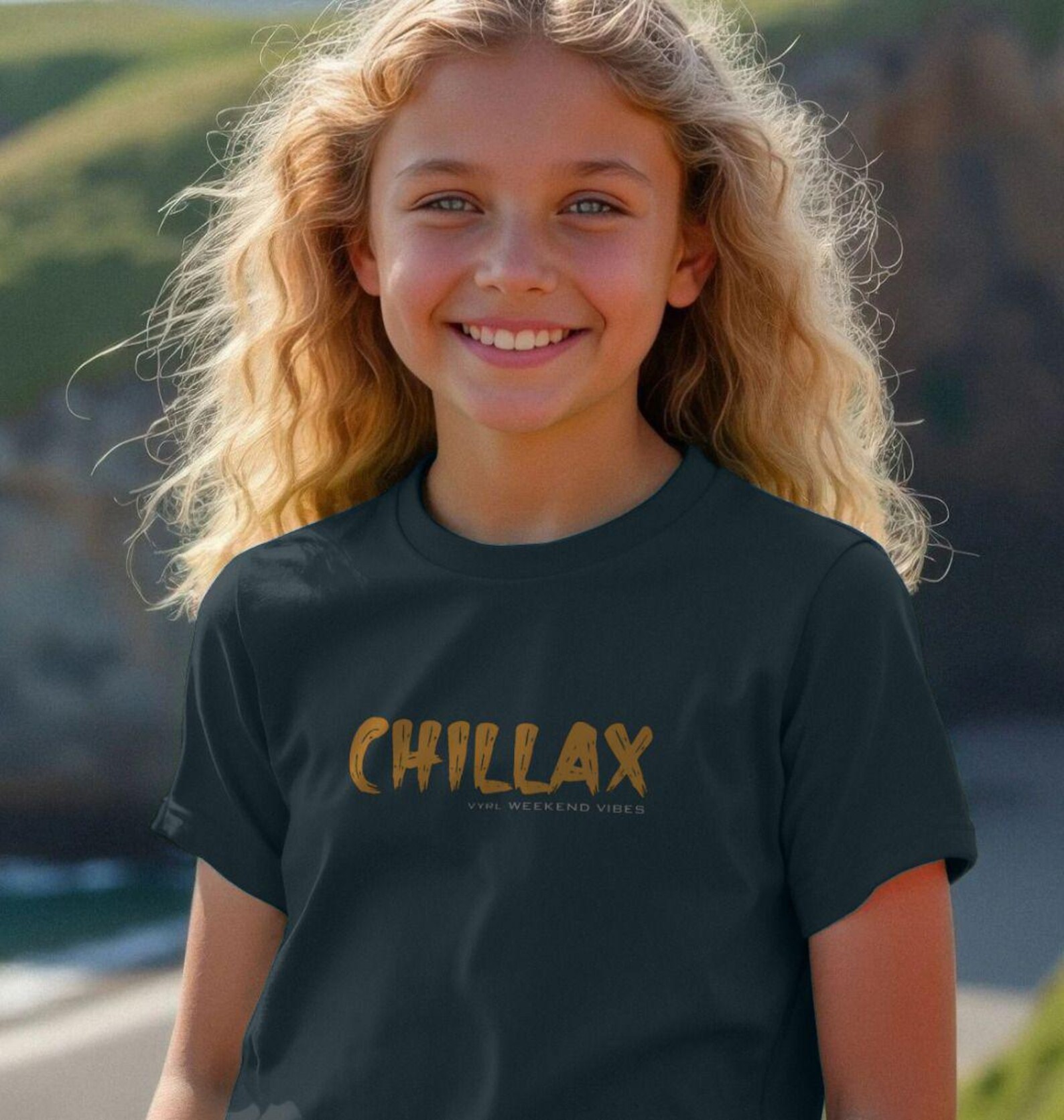 Chillax | Kids Classic Organic Cotton T-shirt | Vyrl Co. - Etsy