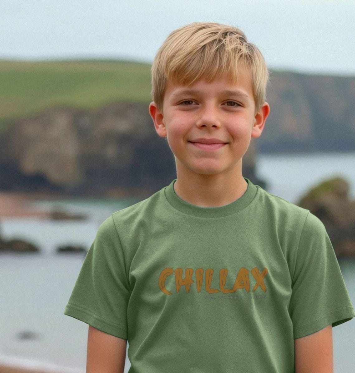 Chillax | Kids Classic Organic Cotton T-shirt | Vyrl Co. - Etsy