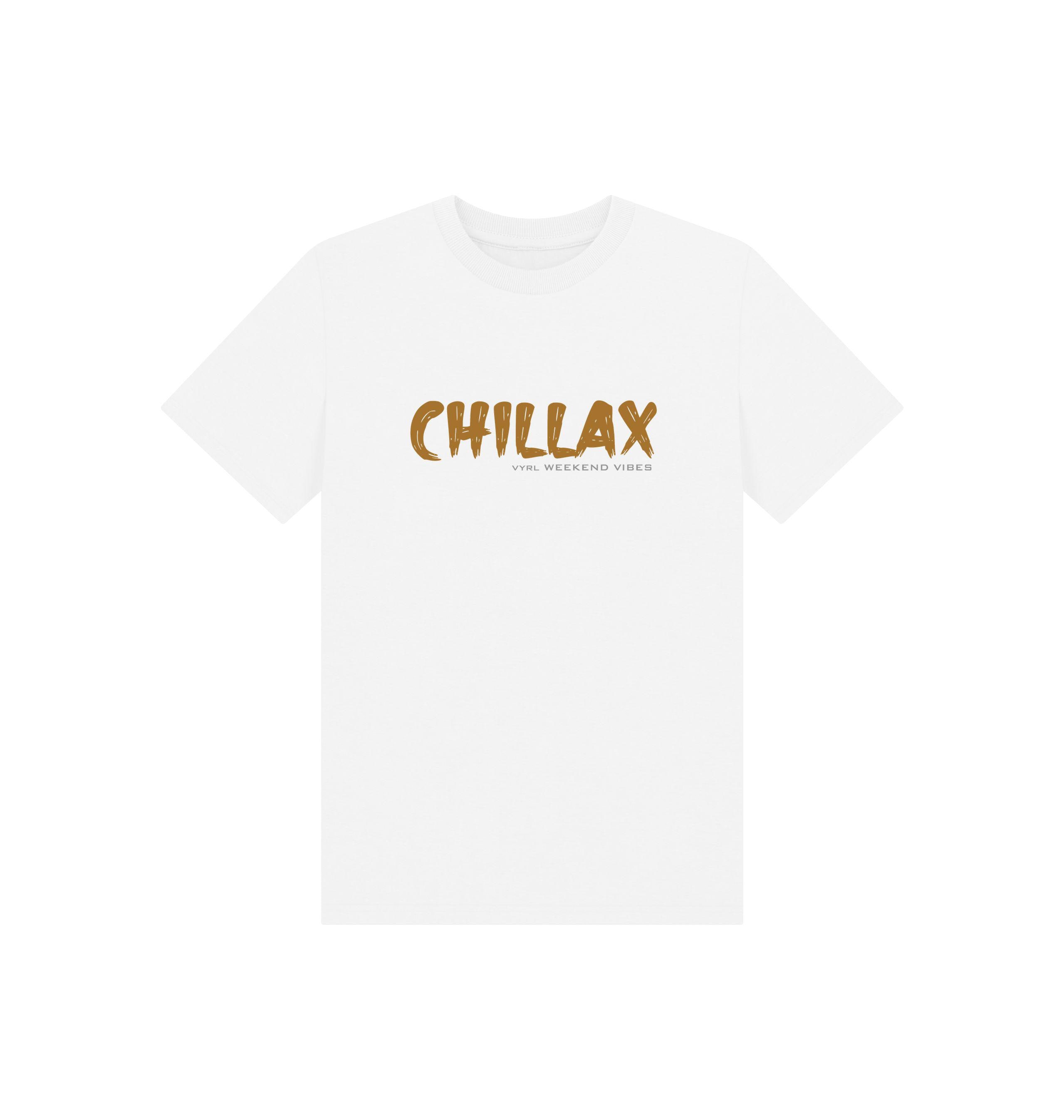 Chillax | Kids Classic Organic Cotton T-shirt | Vyrl Co. - Etsy