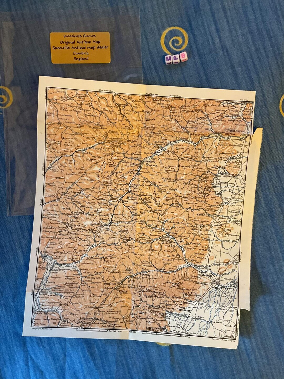 Antique 1900 Wagner & Debes French Swiss Molsheim Map - Etsy