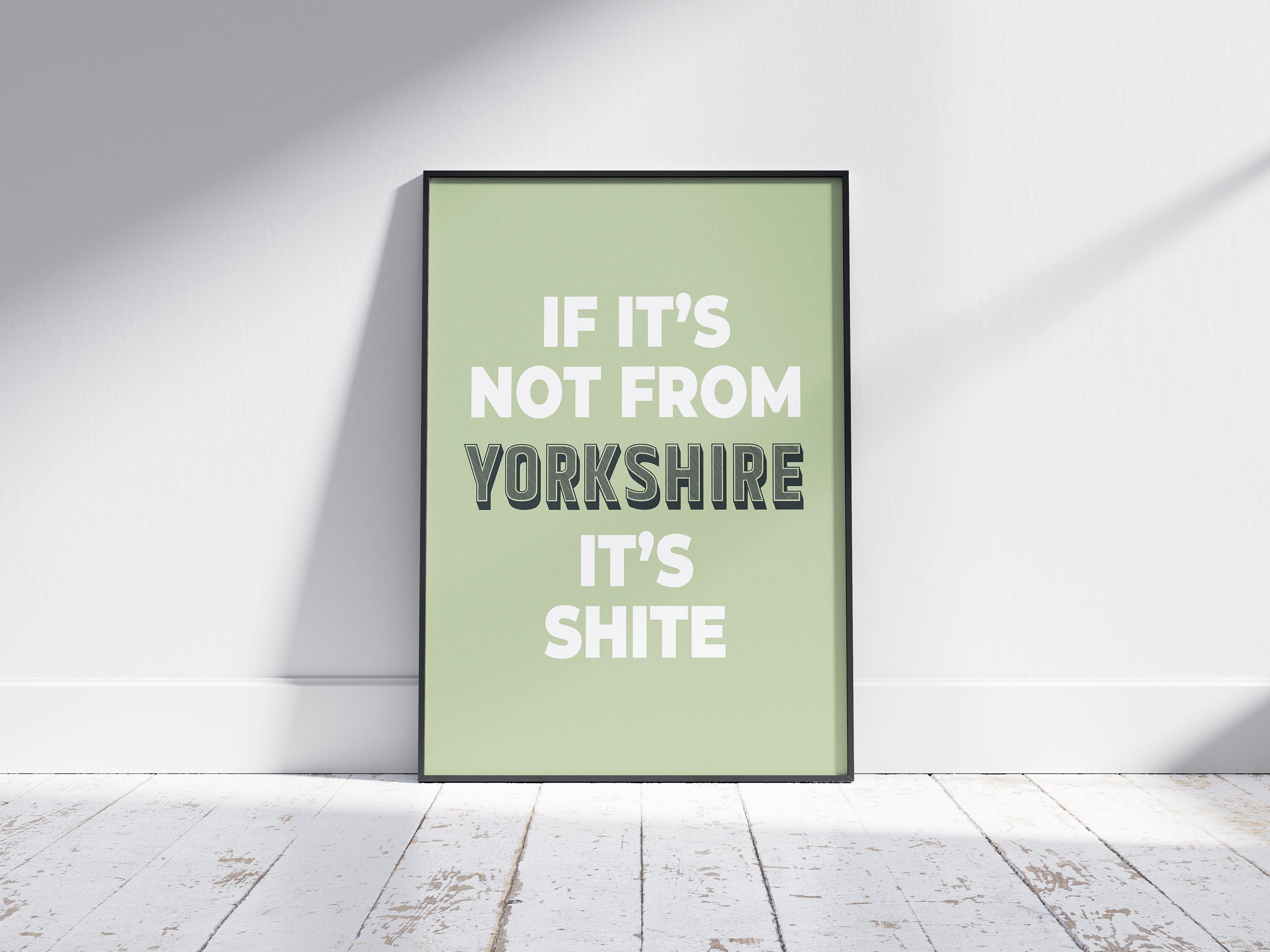 If It's Not From Yorkshire Print, Yorkshire Slang | Dialect Poster ...