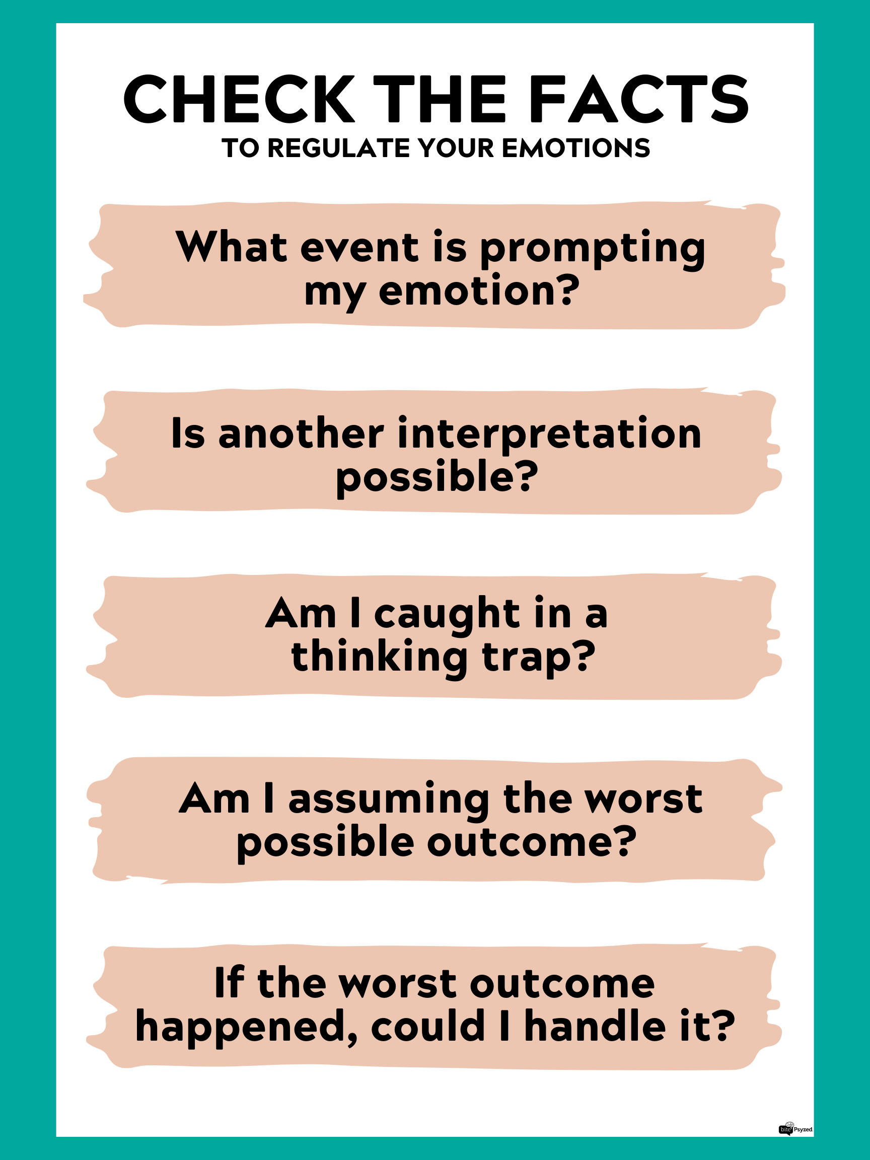 Check the Facts CBT Printable - Etsy