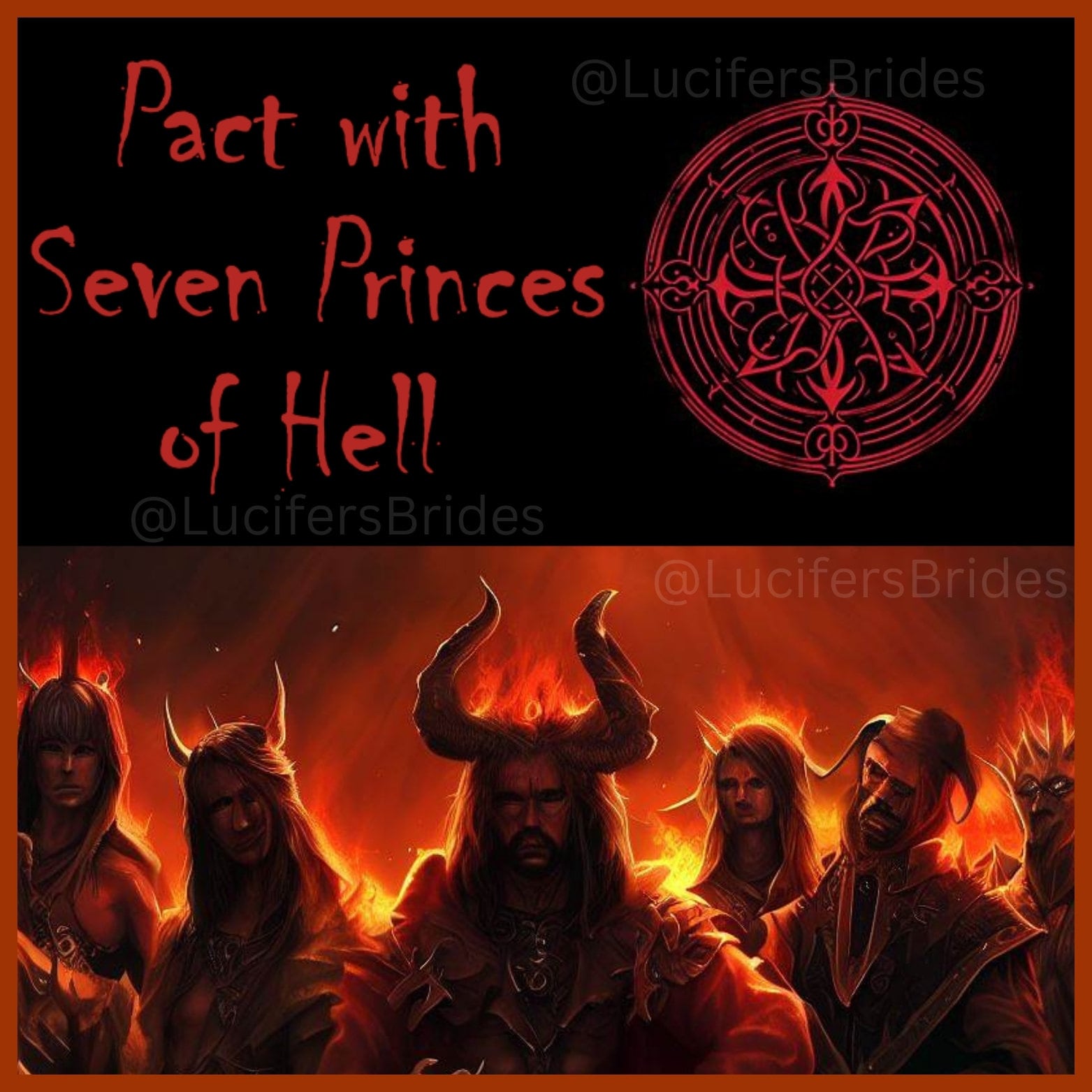 7 PRINCES OF HELL - Etsy