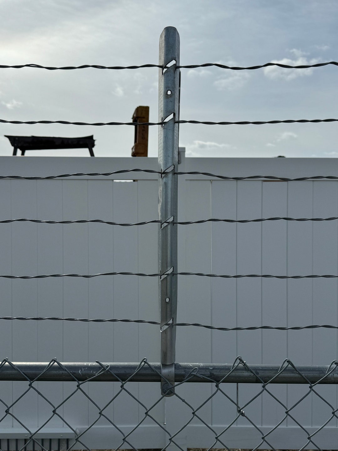 Z-post Extension by Extend-a-post for Chain Link Fence Featuring 6 Self ...