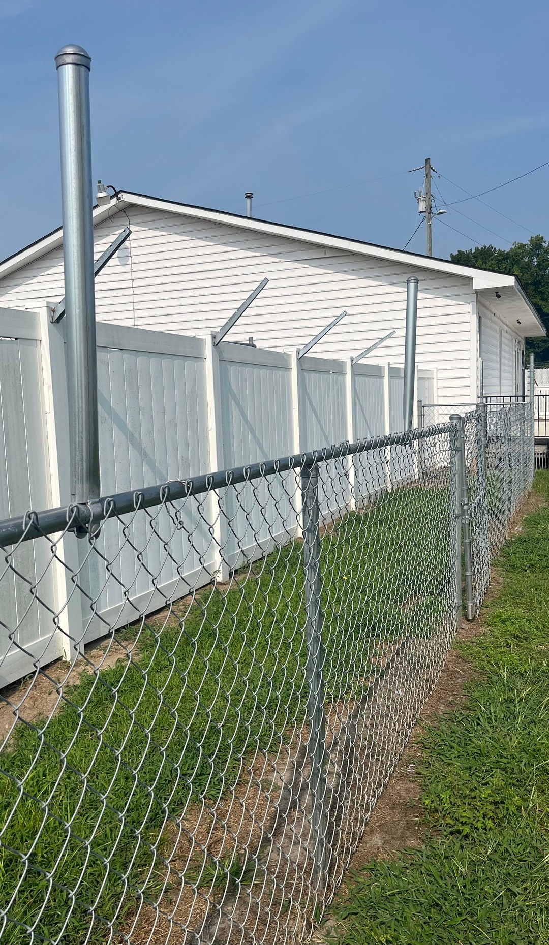 Extend-a-post Post Extensions for Chain Link Fence for Installation ...
