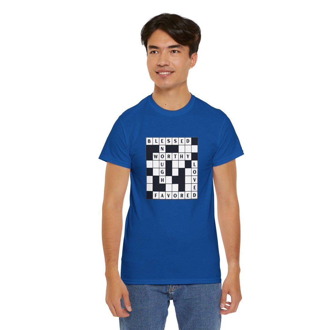 Encouraging Words Crossword Puzzle Tee - Etsy