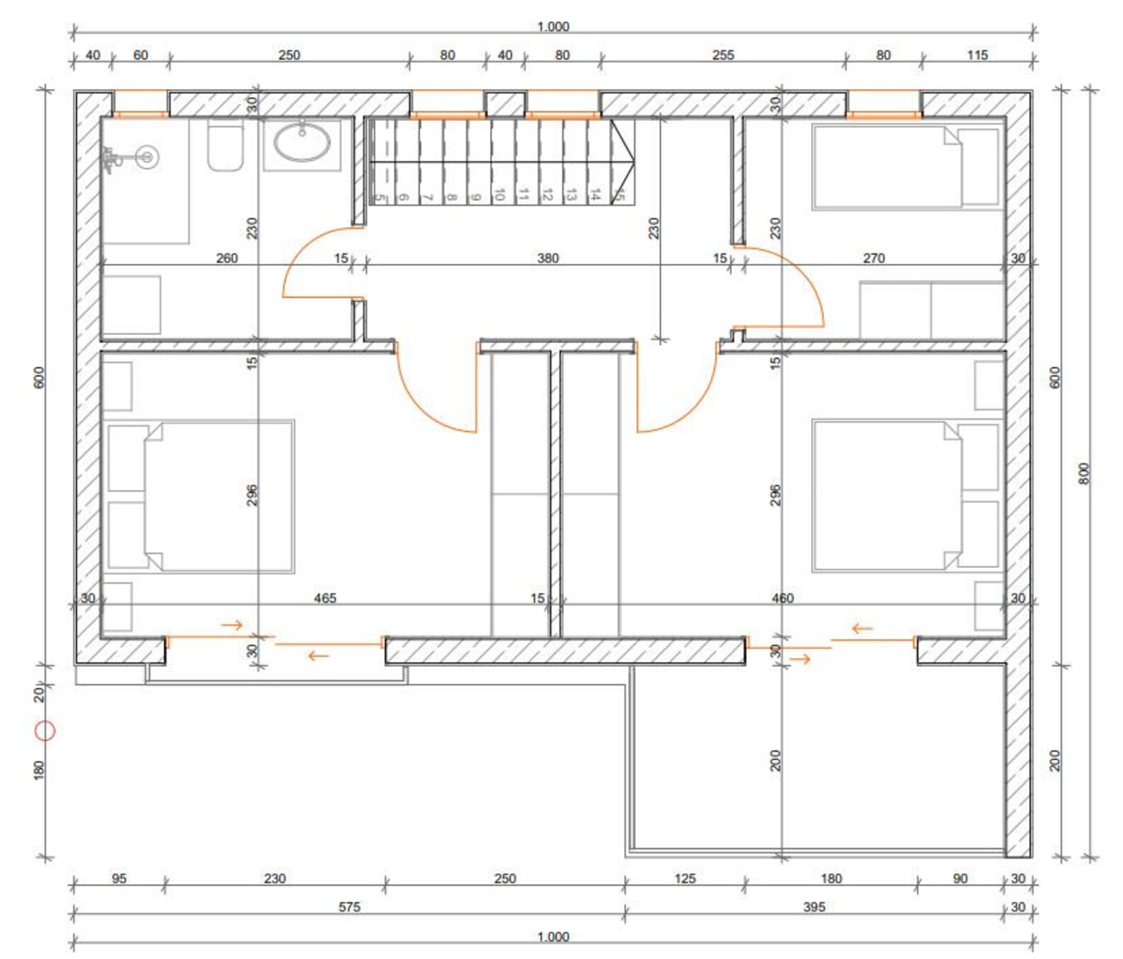 Tiny House Plans With 3 Bedroom, Tiny House, Custom House Drawing PDF ...
