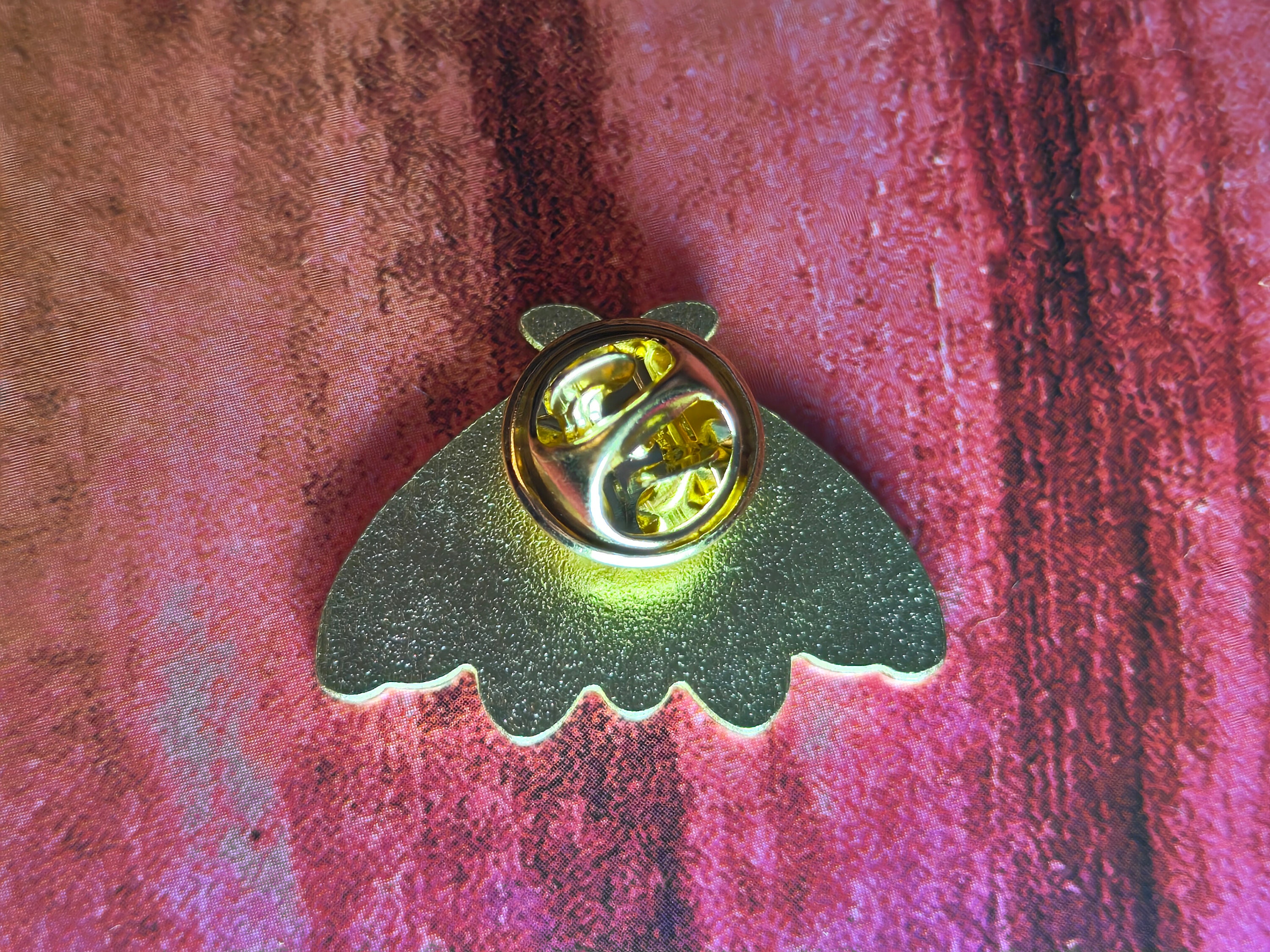 Blue Eyes Moon Design Moth Enamel Pin - Etsy