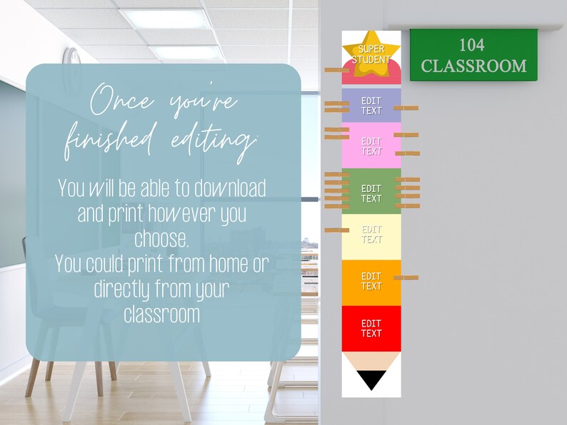 Pencil Behavior Tracking Chart Classroom Management Student - Etsy