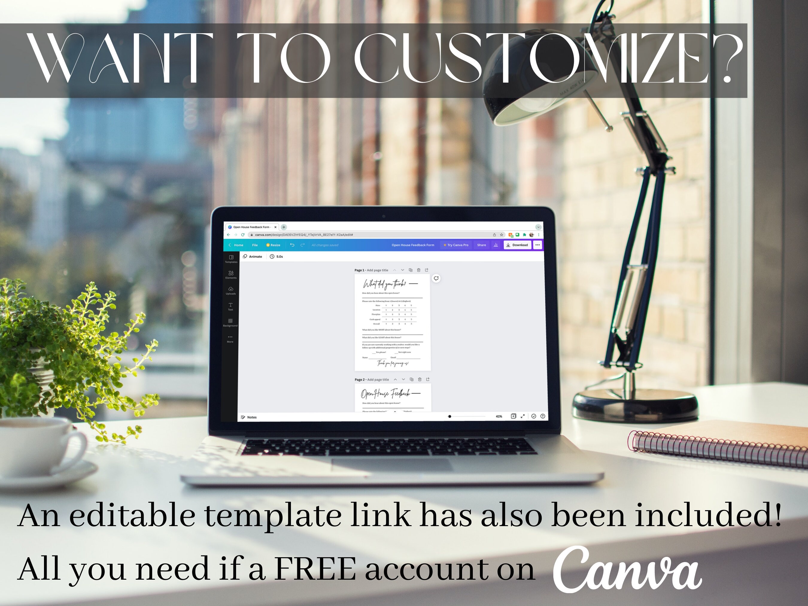 Open House Feedback Form | Digital Download | 071 - Etsy