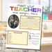 Meet Your Teacher Flyers, Teacher Contact Information, About Me Flyers ...