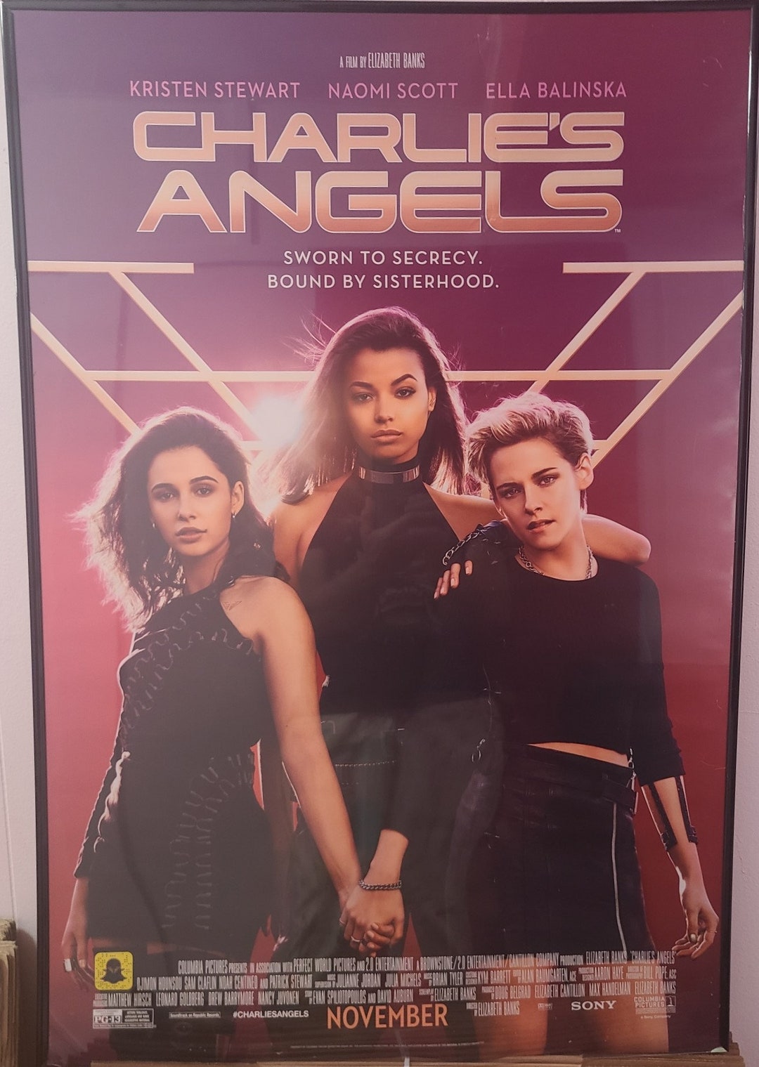 Charlie's Angels Original Movie Poster 2021 - Etsy UK