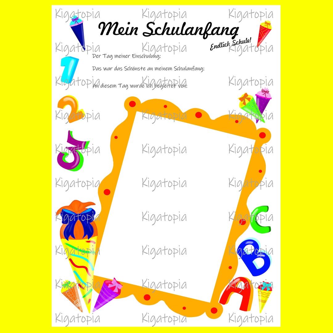 My Back to School Portfolio Template After School Care - Etsy