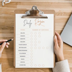 Daily Dozen Checklist | Food Tracker | Nutrition | How Not to Die ...