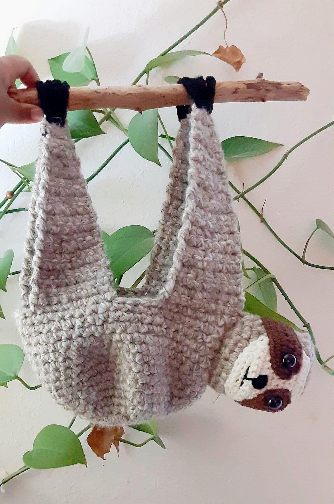 Sloth Planter Hanger MADE TO ORDER - Etsy