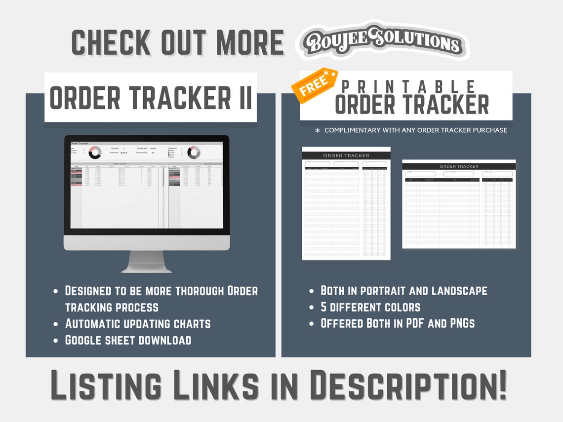Order Status Tracker | Order Tracker, Book Keeping, Spreadsheet ...