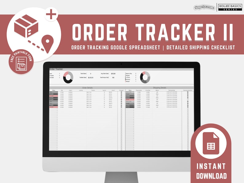 Order Status Tracker | Order Form Template, Order Tracking, Order ...
