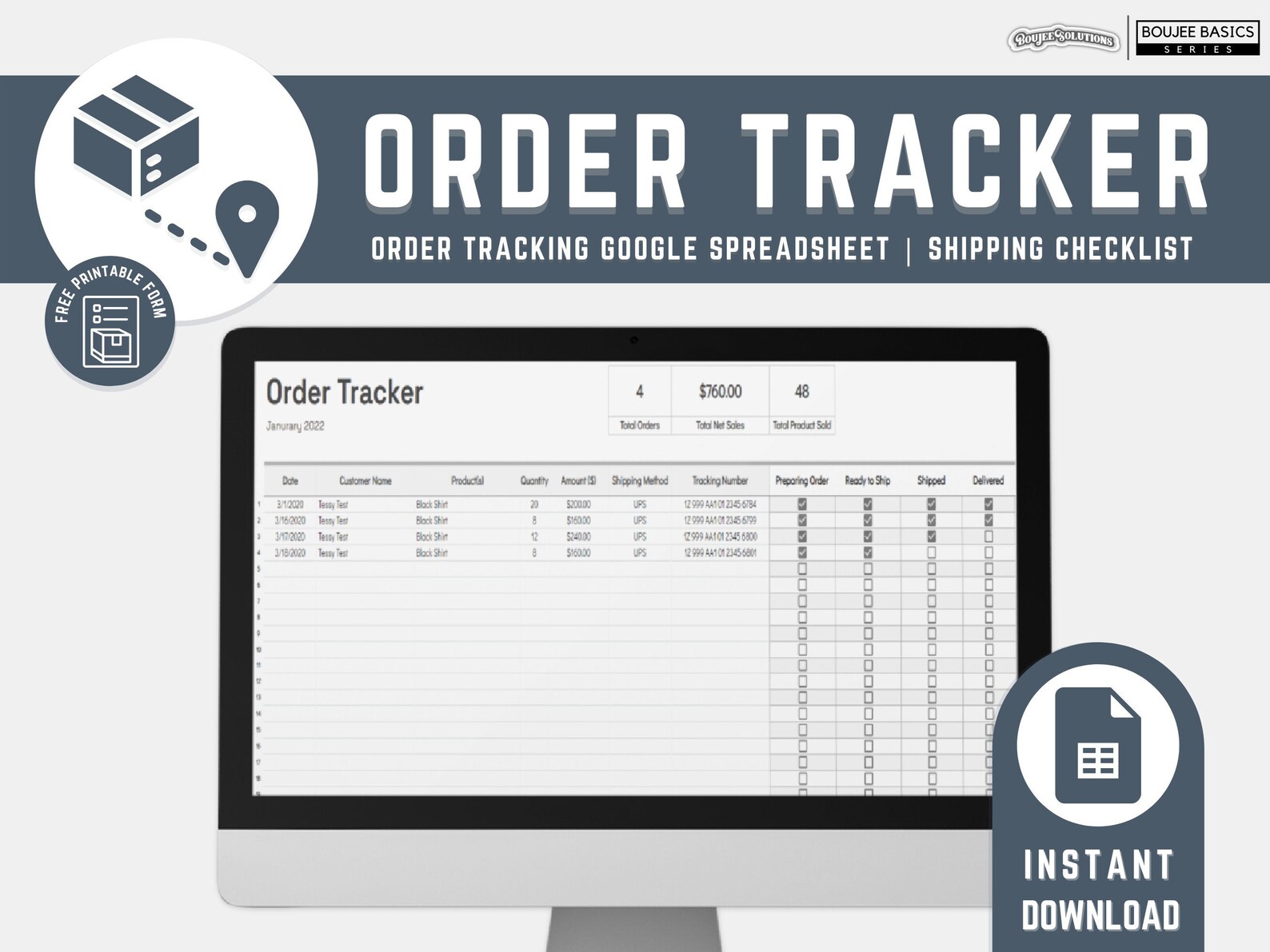 Order Status Tracker Order Tracker Book Keeping | Etsy