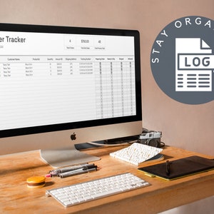 Order Status Tracker | Order Tracker, Book Keeping, Spreadsheet ...