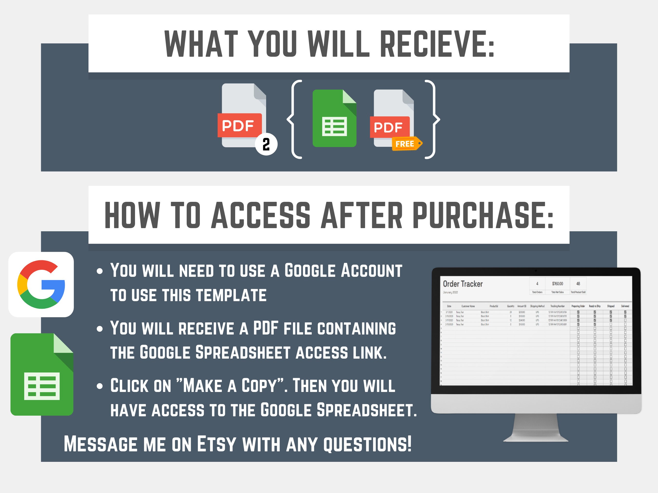 Order Status Tracker | Order Tracker, Book Keeping, Spreadsheet ...