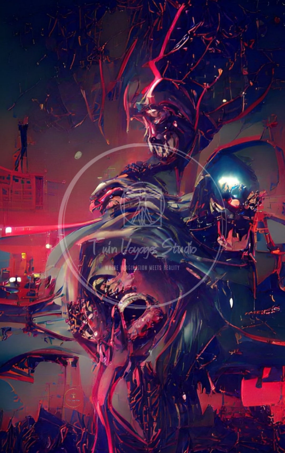 Night Terror Art Print, Digital Art, Digital Download Print, Instant ...