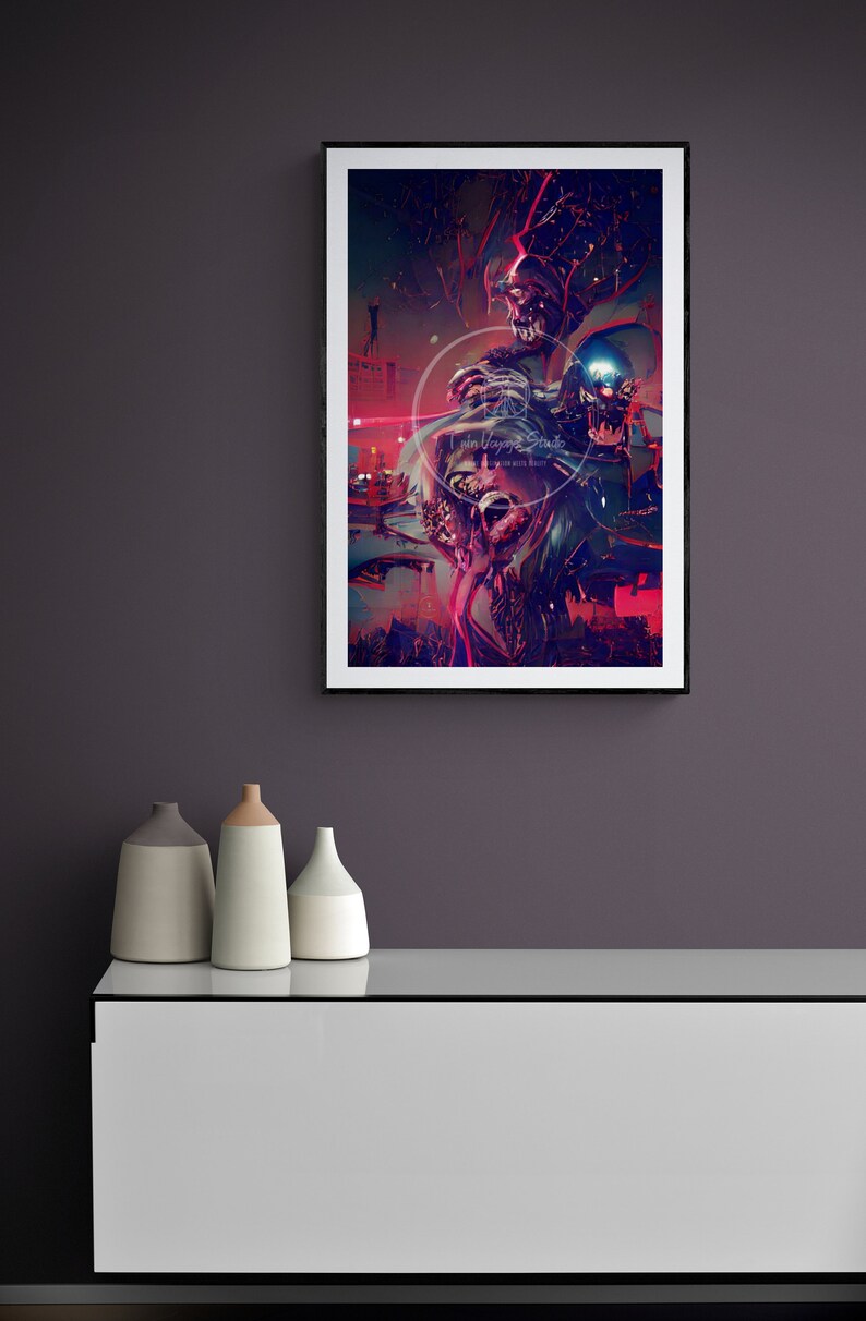 Night Terror Art Print, Digital Art, Digital Download Print, Instant ...