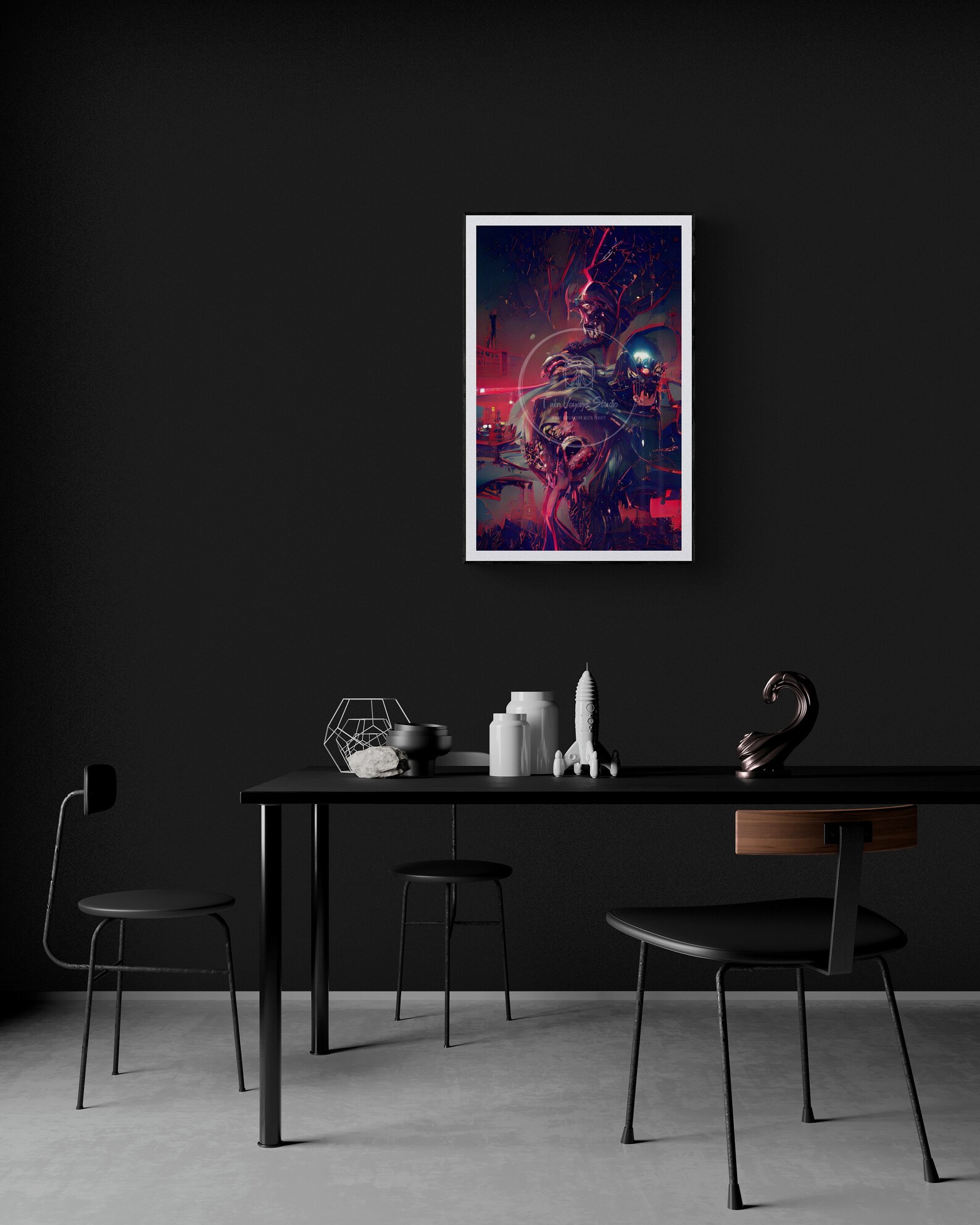 Night Terror Art Print, Digital Art, Digital Download Print, Instant ...