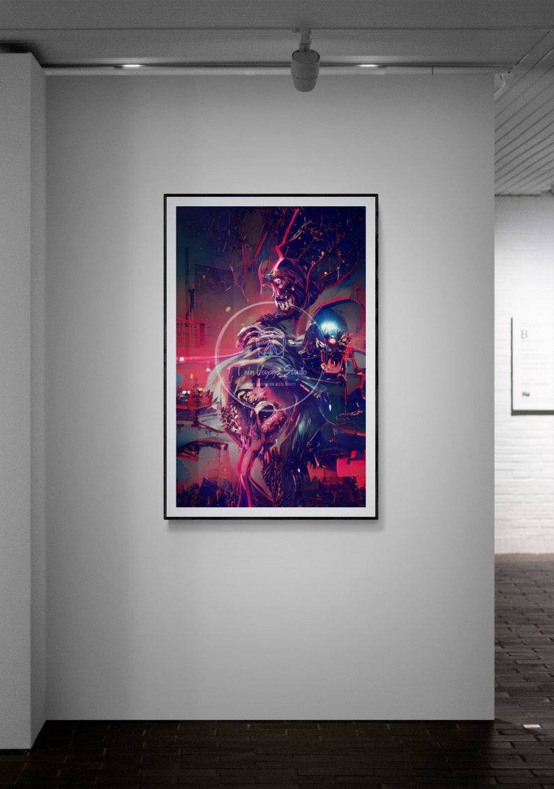 Night Terror Art Print, Digital Art, Digital Download Print, Instant ...