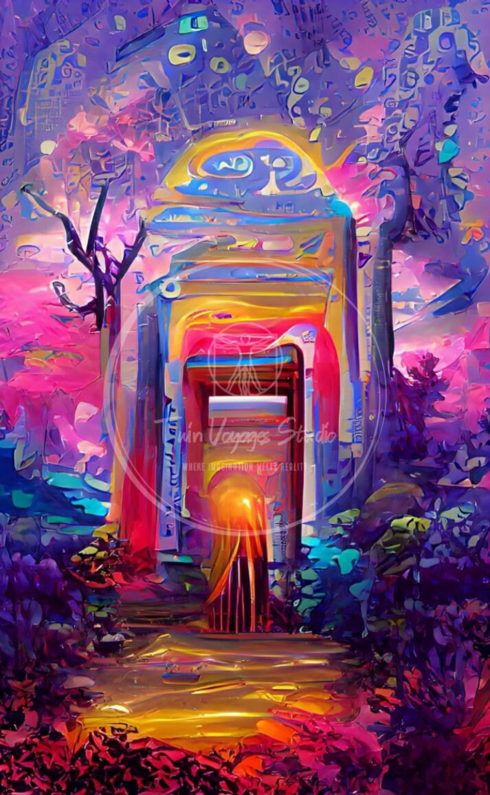 Doorway to Another Dimension Art Print, Digital Art, Digital Download ...