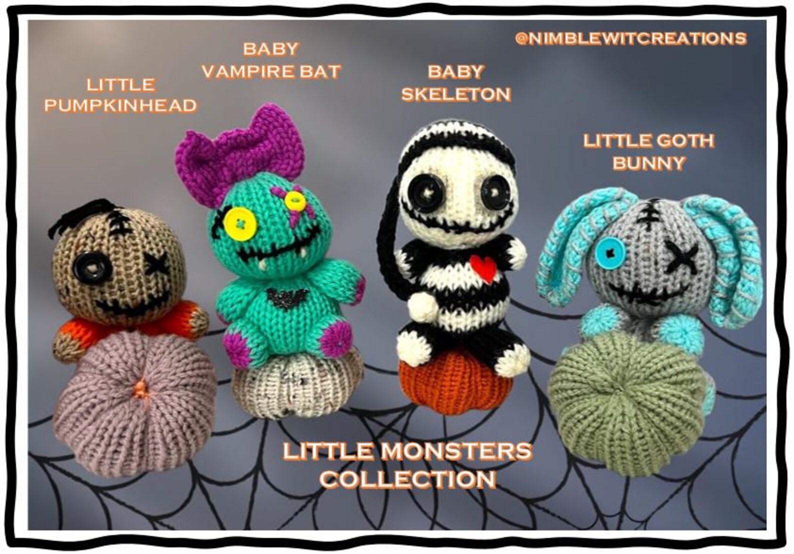 Little Monsters Collection: Circular KNITTING MACHINE PATTERN for ...