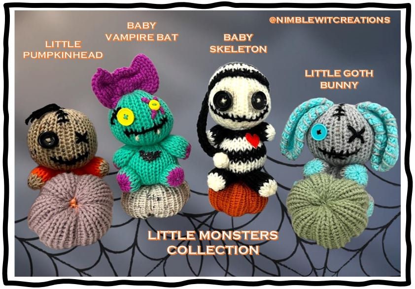 Little Monsters Collection: Circular KNITTING MACHINE PATTERN for ...