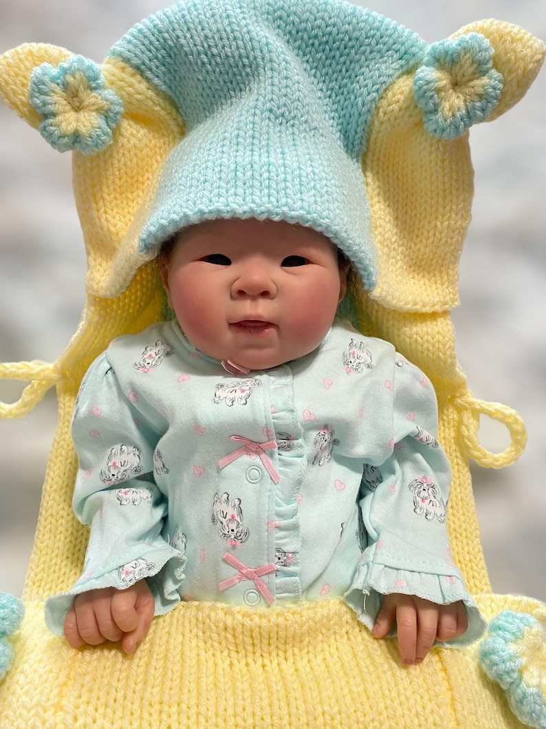 Baby Wrap: Circular KNITTING MACHINE PATTERN for Knitted Baby Stroller ...