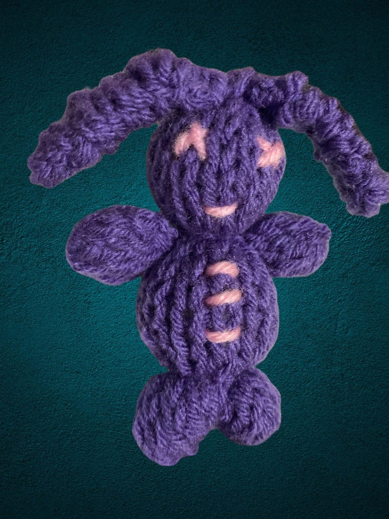 Circular KNITTING MACHINE PATTERN for Knitted Stuffed Gothic Goth Girl ...