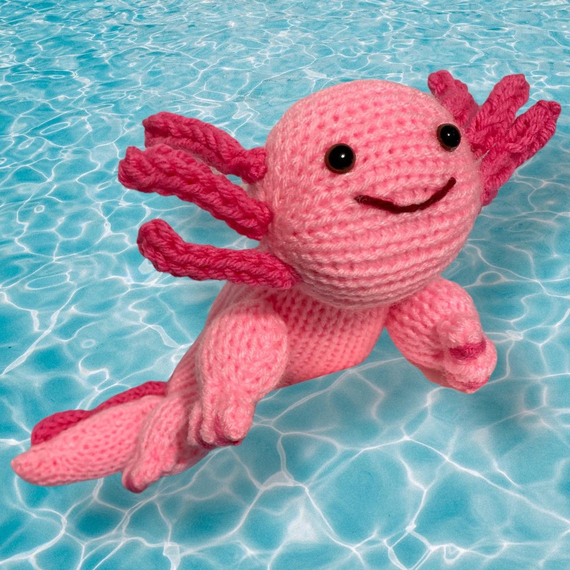 Circular KNITTING MACHINE Pattern for Crochet Knitted AXOLOTL - Etsy