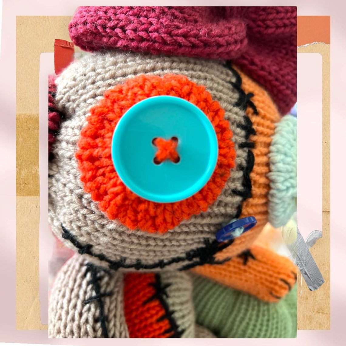 Autumn Rag Doll: Circular KNITTING MACHINE PATTERN for - Etsy