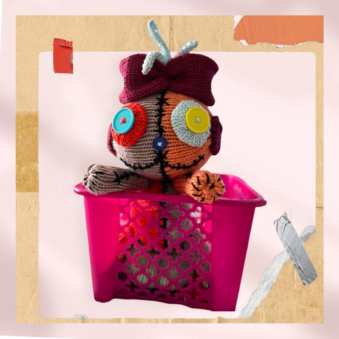 Autumn Rag Doll: Circular KNITTING MACHINE PATTERN for - Etsy