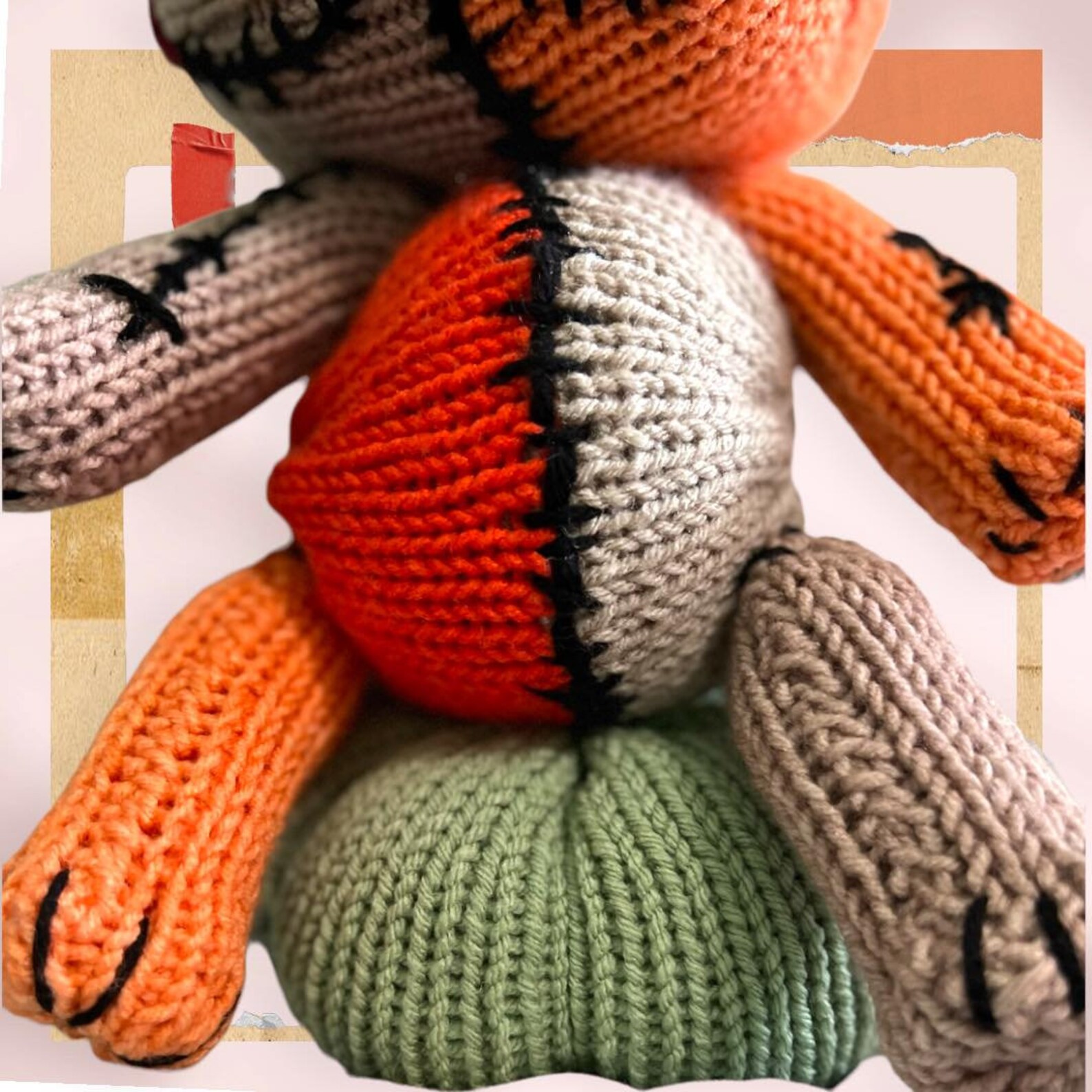 Autumn Rag Doll: Circular KNITTING MACHINE PATTERN for - Etsy