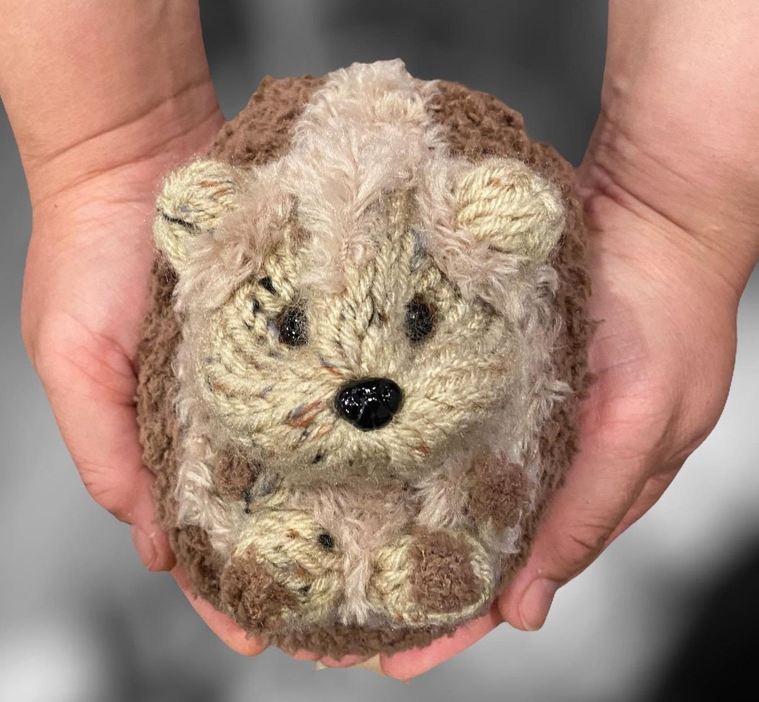 HEDGEHOG - Circular KNITTING MACHINE Pattern for Knitted Stuffed Animal ...