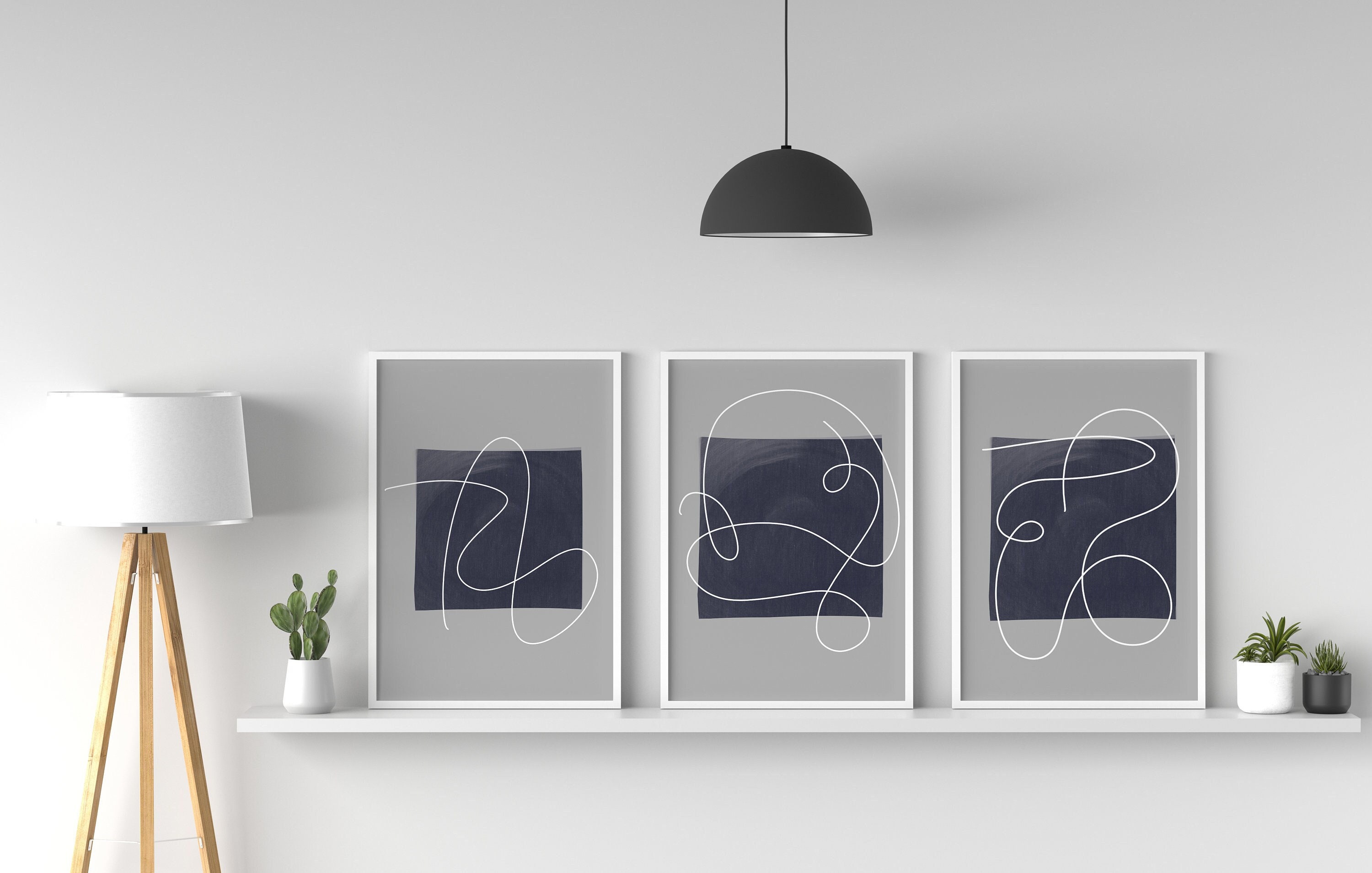 Printable Abstract Wall Art, Modern Minimalist Digital Art Print ...