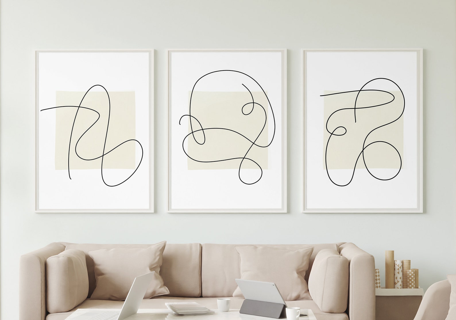 Printable Abstract Wall Art, Modern Minimalist Digital Art Print ...
