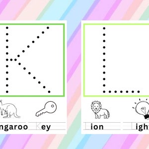 ABC Alphabet Tracing Preschool Worksheets for Pre-k Homeschool Learning ...