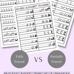 Kids Arabic Alphabet Tracing Worksheet, Arabic Letters, Alphabet ...