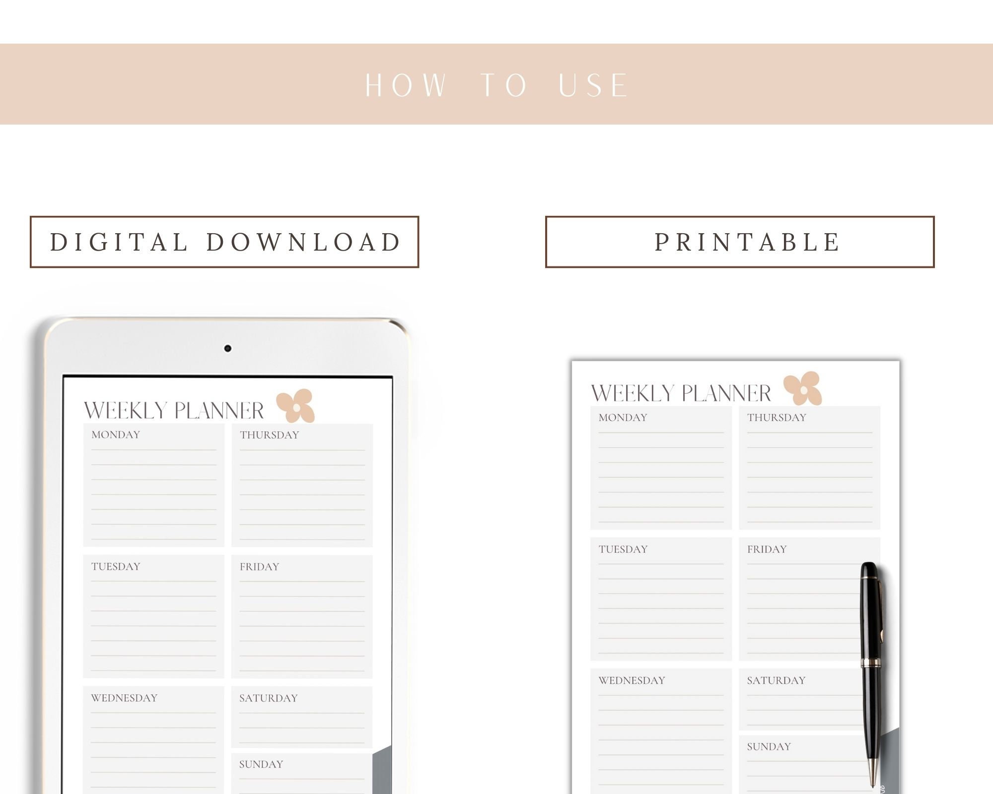 Household Planner Binder Printable for Mom Homemaker Planner Binder ...