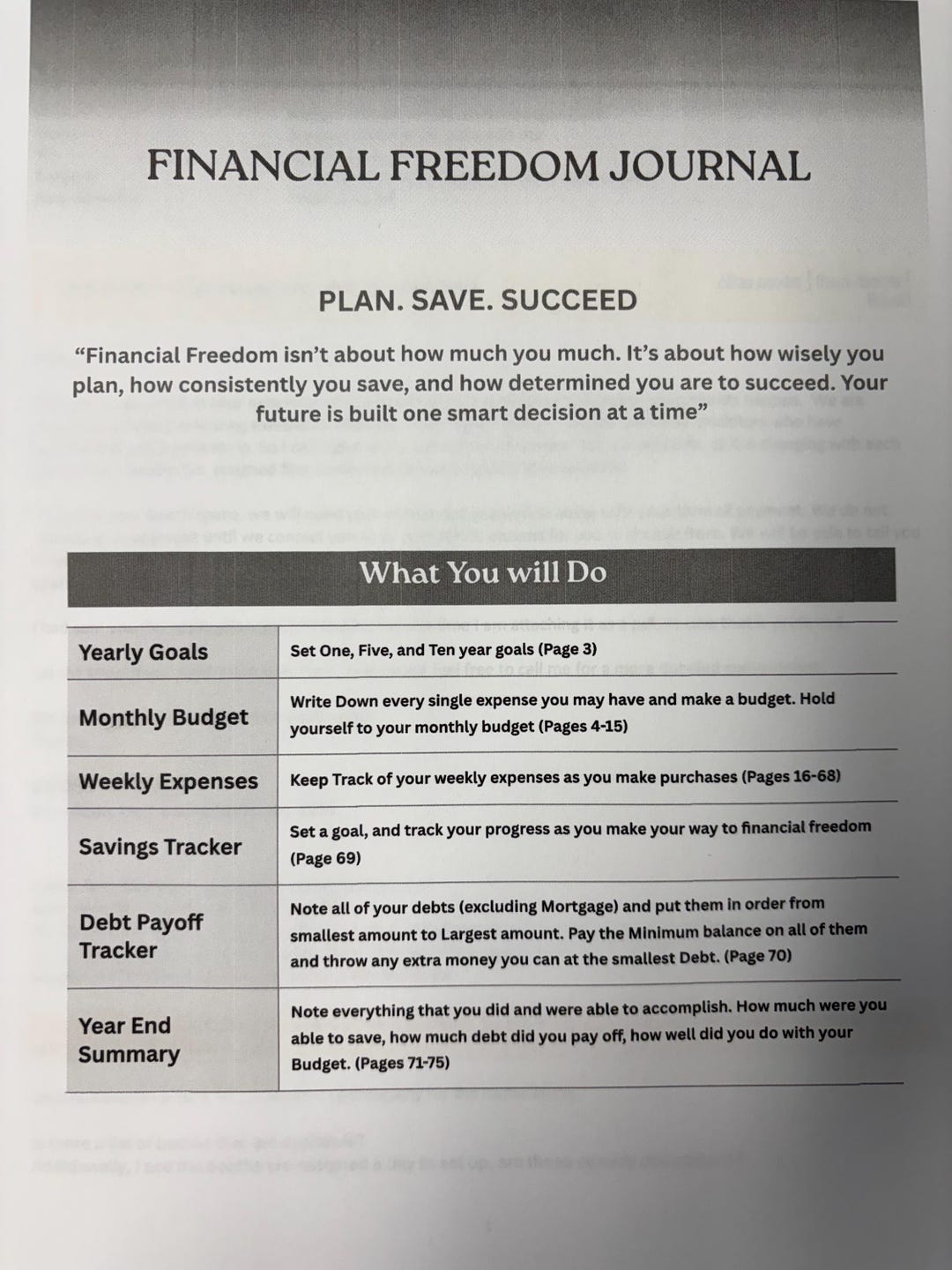 PLAN, SAVE, SUCCEED 2025 Financial Goal Planner & Journal - Etsy