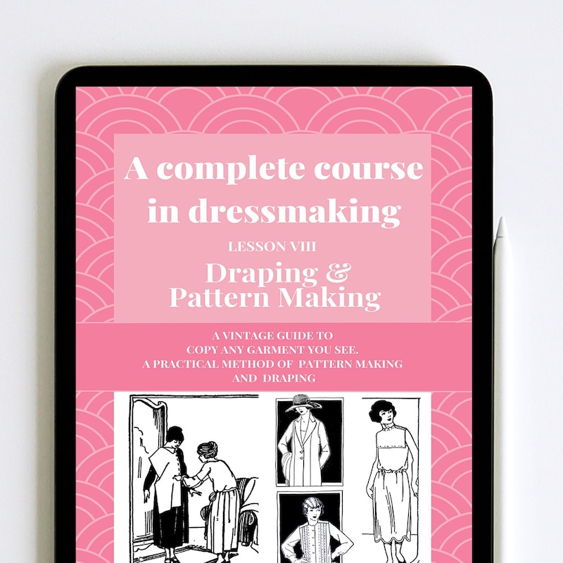 Draped Dress Pattern - Etsy