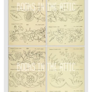 500 Embroidery Pattern Design, Hand Embroidery Patterns PDF, Floral ...