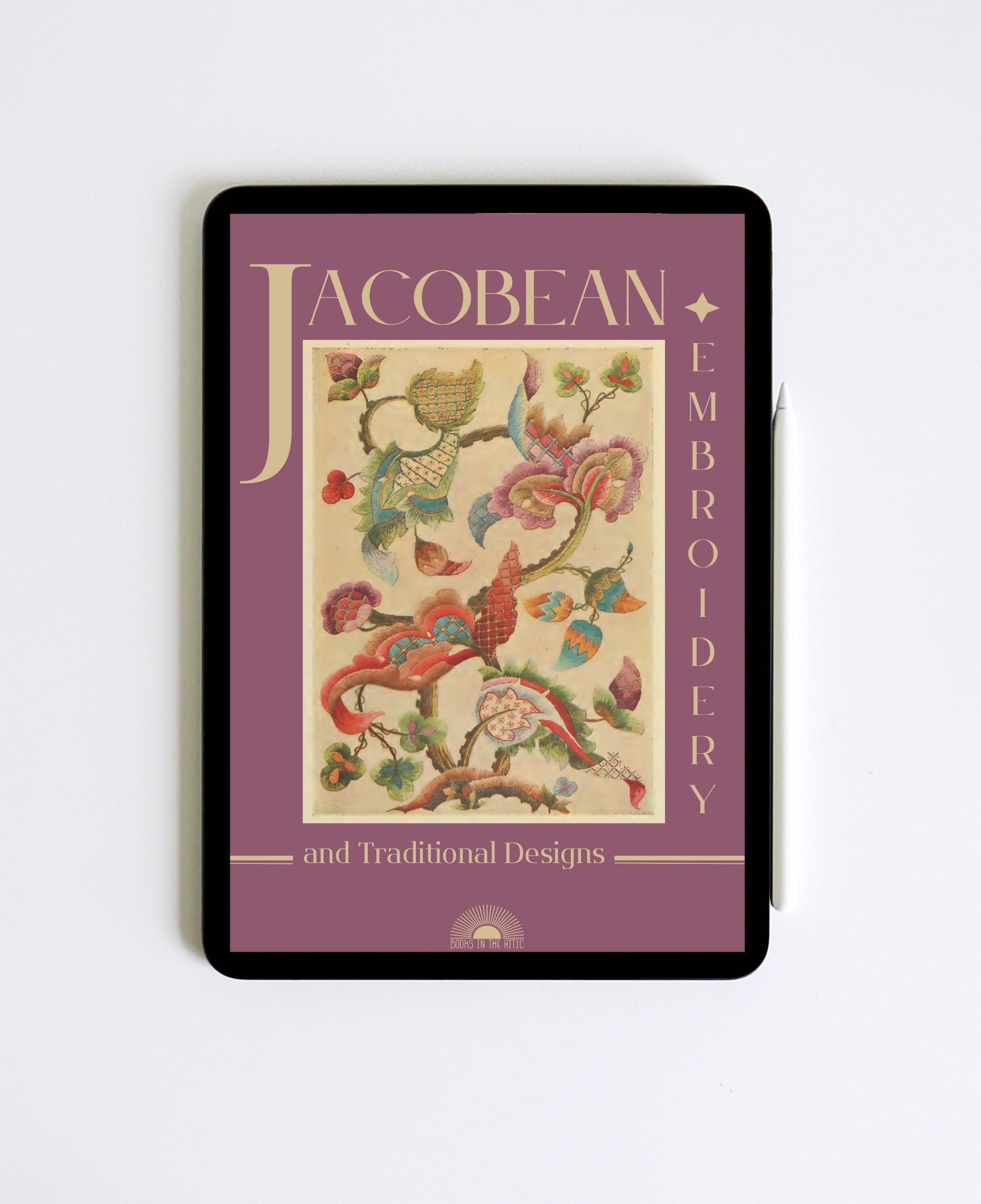 Jacobean Embroidery Pattern Book PDF Digital Download - Jacobean ...